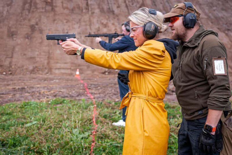 Prague: Shooting Experience with 3 to 10 Guns & Bus Transfer - Refreshments & Lunch