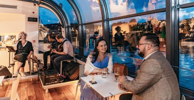 Prague: Sightseeing Dinner Cruise on Open-Top Glass Boat - What to Expect on the Day