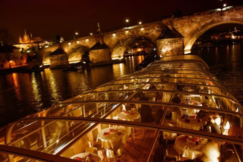 Prague: Sightseeing Dinner Cruise on Open-Top Glass Boat - Practical Tips for a Smooth Experience