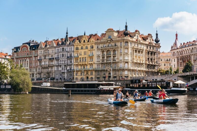 Prague: Vltava River Guided Canoeing Tour - Key Points
