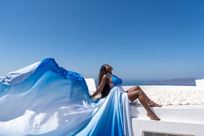 Premium Flying Dress Photoshoot Santorini with Pick up&Drop off - FAQ