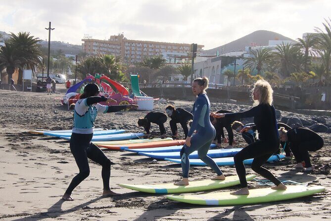 Premium Group Surf (2h)  Only 5 Students, Team Incl (+ 13 years) - Location and Meeting Point