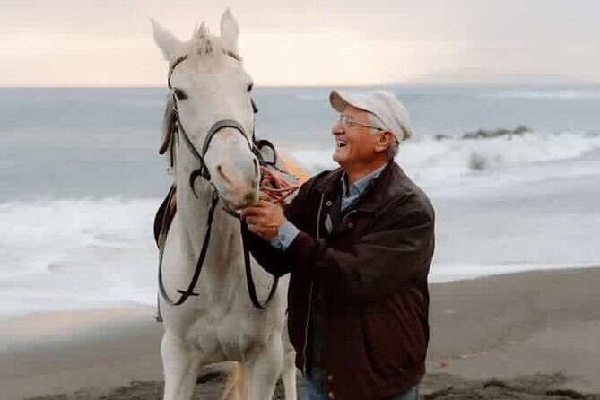 Premium Secluded Black Beach Horseback Riding Tour in Santorini - Key Points