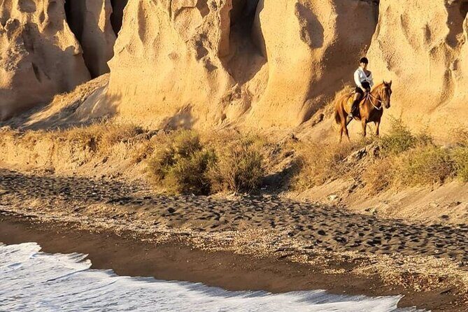 Premium Secluded Black Beach Horseback Riding Tour in Santorini - The Sum Up