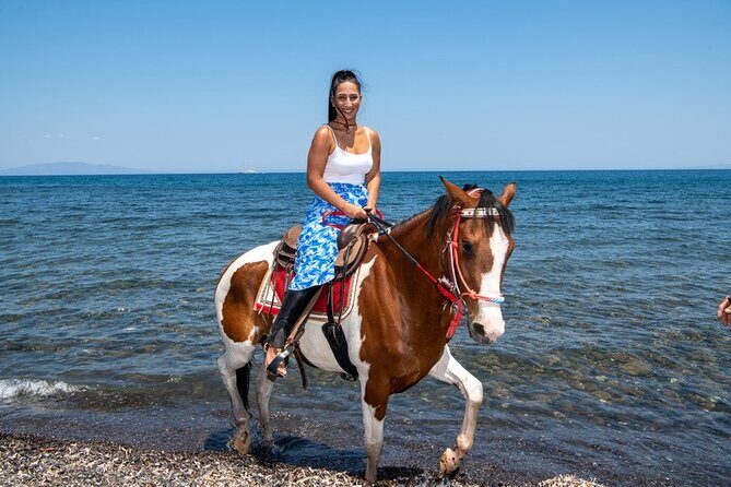 Premium Secluded Black Beach Horseback Riding Tour in Santorini - FAQs