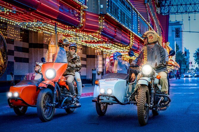 Private 1-Hour Evening Las Vegas Strip Tour in a Sidecar - Key Points