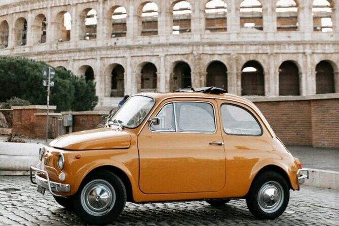 Private: 3 hours panoramic tour of Rome aboard a vintage Fiat 500 - Janiculum Hill and the Paola Water Fountain