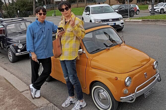Private: 3 hours panoramic tour of Rome aboard a vintage Fiat 500 - Trastevere Neighborhood