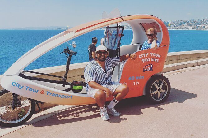 Private and Guided Velotaxi Tour in Nice 2h30 - Key Points