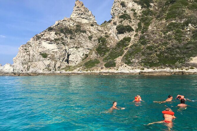 private boat tour with skipper from Tropea to Capo Vaticano - The Sum Up