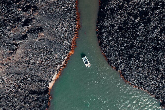 Private Caldera Cruise with Power Catamaran ENJOY incl. Meal & Drinks - Duration and Logistics