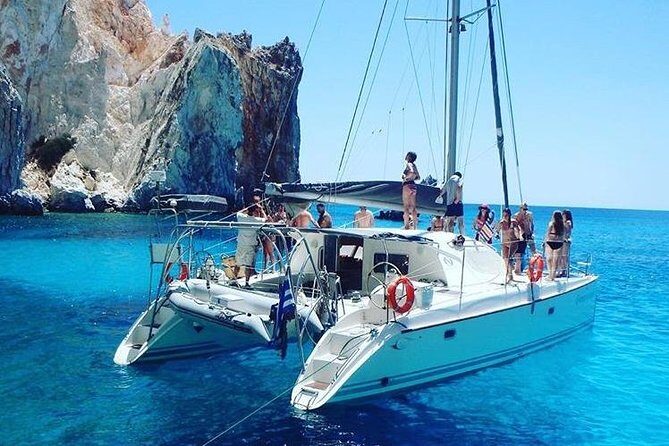 Private Catamaran Half Day Afternoon Cruise with Sunset: Kleftiko - Key Points