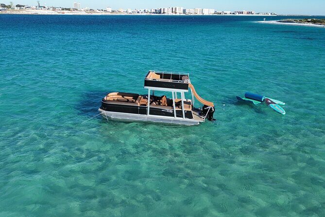 Private Crab Island Luxury Slide Pontoon Charter - A Deep Dive into the Luxury Crab Island Experience