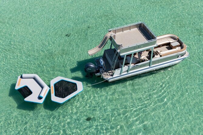 Private Crab Island Tour with Inflatables and Slide - An Overview of the Experience