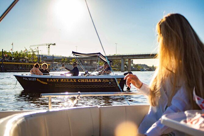 Private Cruise on Vistula in Warsaw for 4 with our Helmsman - An Introduction to the Warsaw Vistula Experience