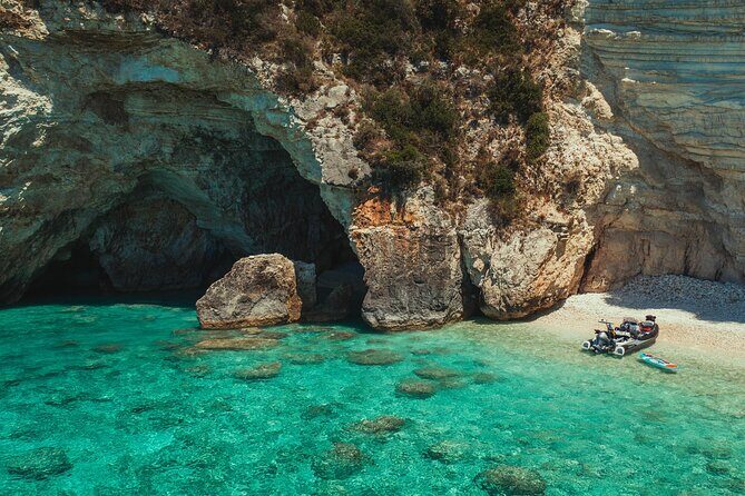 Private Cruise to Paxos, Antipaxos & Blue Caves from Karavostasi - Key Points