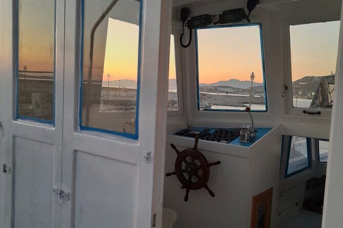 Private Cruise with Handmade Antique Boat around Mykonos-Full Day - Stop 1: Psarou Beach