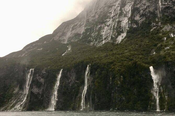 Private Day tour to Milford Sound from Queenstown - Stop 4: Mitre Peak and Stirling Falls – Icons of Milford Sound