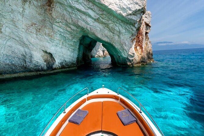 Private Day Tour To Shipwreck And Blue Caves by Boat in Zakynthos - Key Points