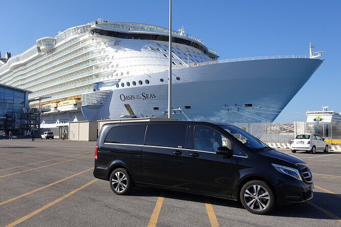 Private daytour of Rome from Civitavecchia port van Mercedes V - Transportation and Overall Value