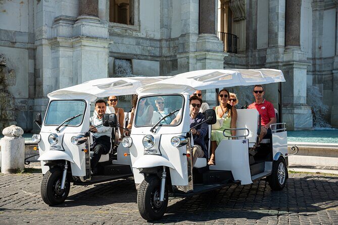 Private Electric Tuktuk Tour of Rome with Prosecco and Pickup - Key Points