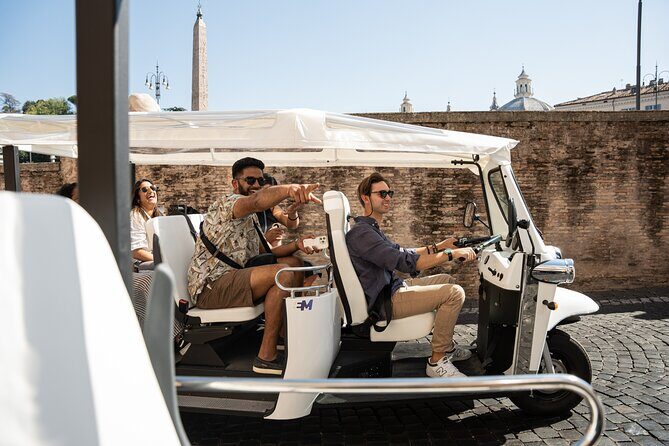 Private Electric Tuktuk Tour of Rome with Prosecco and Pickup - FAQ