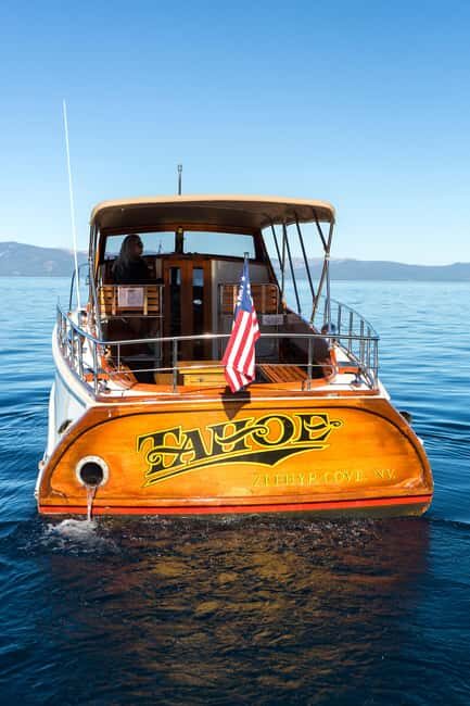 Private Emerald Bay, Lake Tahoe Cruise with Captain - The Charm of a Private Wooden Boat on Lake Tahoe