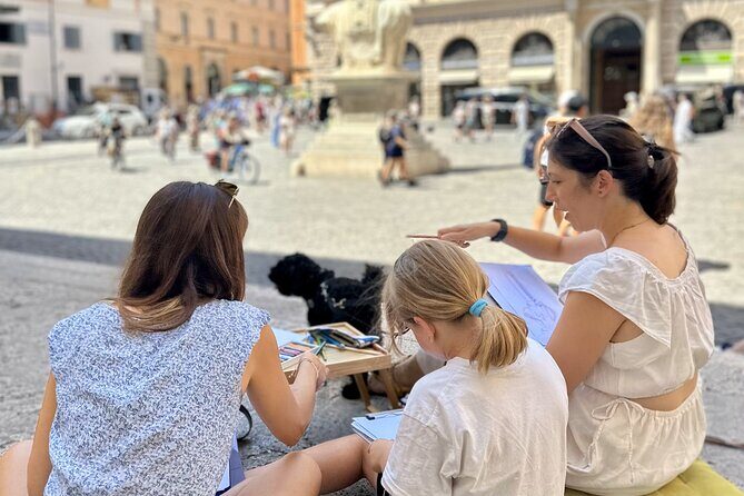 Private Family Scavenger Hunt & Art Lab Tour  Rome Landmarks - Key Points