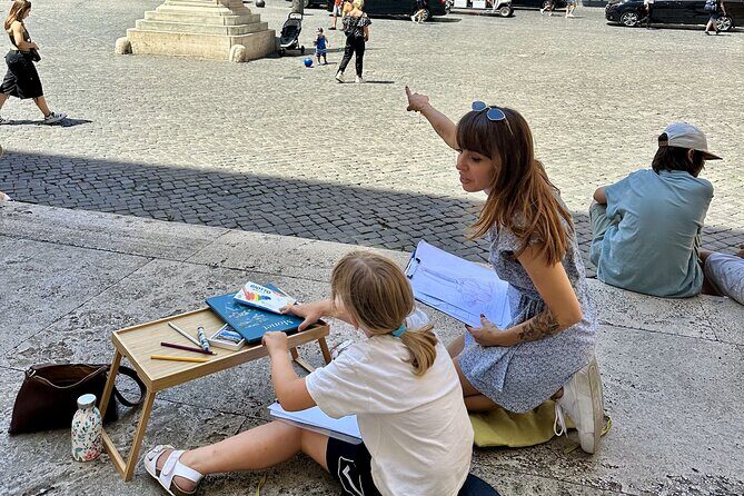 Private Family Scavenger Hunt & Art Lab Tour  Rome Landmarks - What to Expect from the Tour
