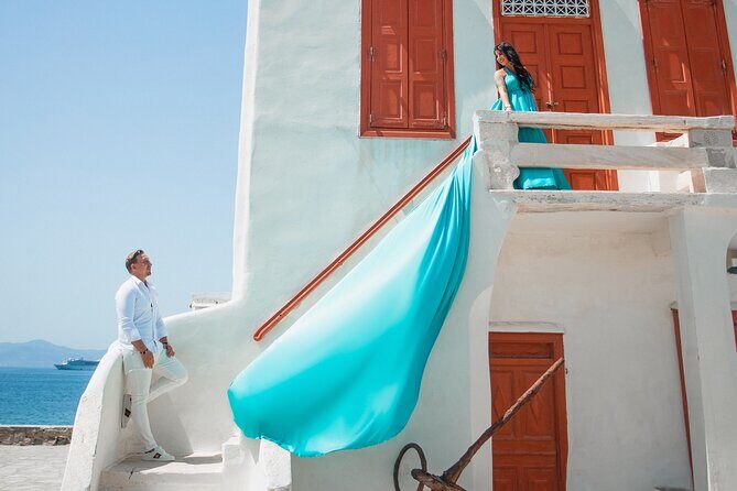 Private Flying Dress Photoshoot in Mikonos - FAQs