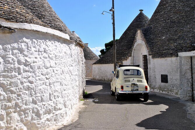 Private/Guided Tour Ostuni Cisternino. Optional Fiat 500 vintage - Key Points