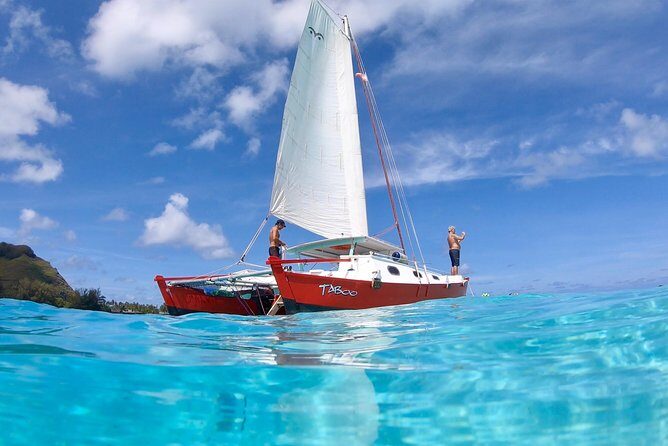 PRIVATE Half Day Tour : Moorea Snorkeling & Sailing on a Catamaran named Taboo - Key Points
