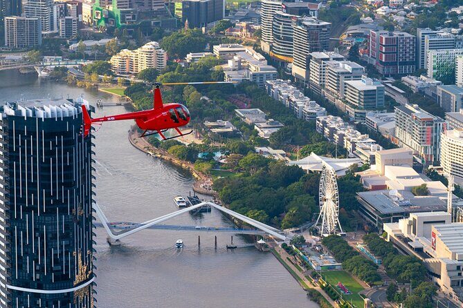 Private Helicopter Scenic Tour of Brisbane - 25min - Key Points