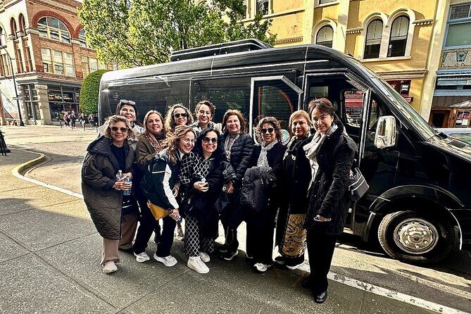 Private Large Group Tour! Butchart Gardens and Victoria City BC - Transportation and Group Size