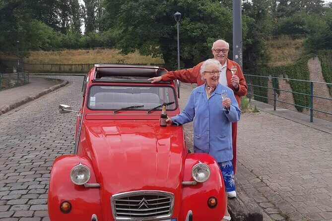 Private Lille Tour by Classic Convertible 2CV with Champagne - Exploring Lille in a Classic French Car