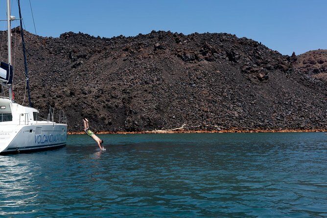 Private Luxury Caldera Cruise with a rich BBQ meal and Open Bar! - The Sum Up