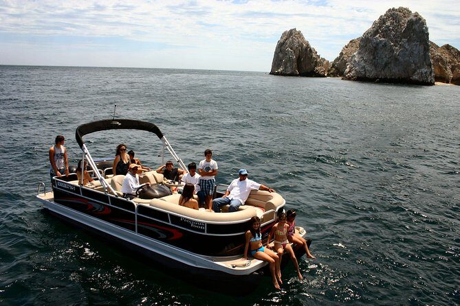Private Luxury Pontoon Boat, Snorkel, Arch, Sunset & byond - Key Points