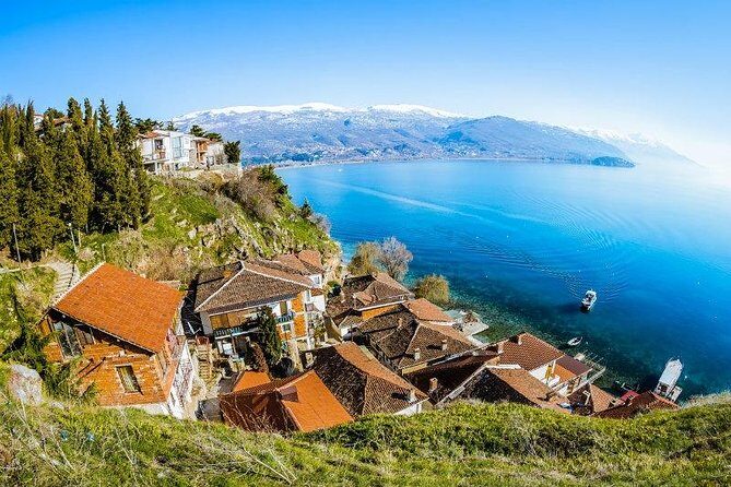 Private Ohrid Day Tour and Authentic Village from Tirana & Durres - First Stop: St. Jovan Kaneo