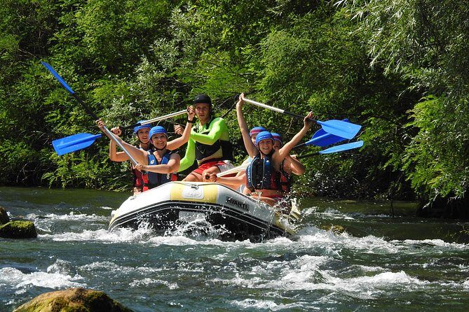 Private rafting on Cetina river with caving & cliff jumping,free photos & videos - Price & Value
