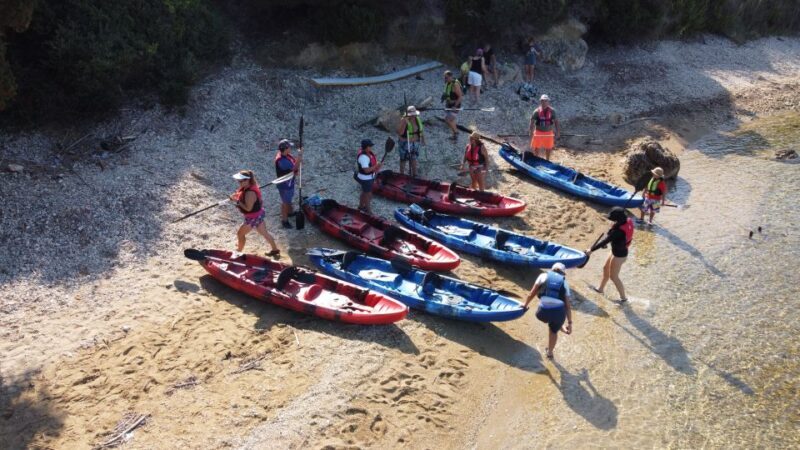 Private Sea Kayak over sunk city of ancient Feia - Key Points