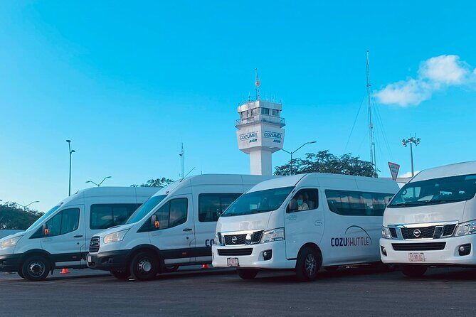 Private Shuttle from Inside Cozumel Airport to hotels in Cozumel - Key Points