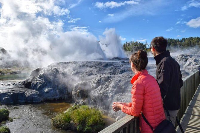 Private Tauranga Day Trip - Te Puia Geysers. A Volcanic Landscape - A Scenic Introduction to Mount Maunganui