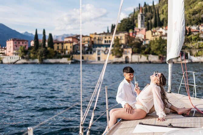 Private Tour by Modern Sailboat Lake Como with Aperitif - Piona and Lake Piona
