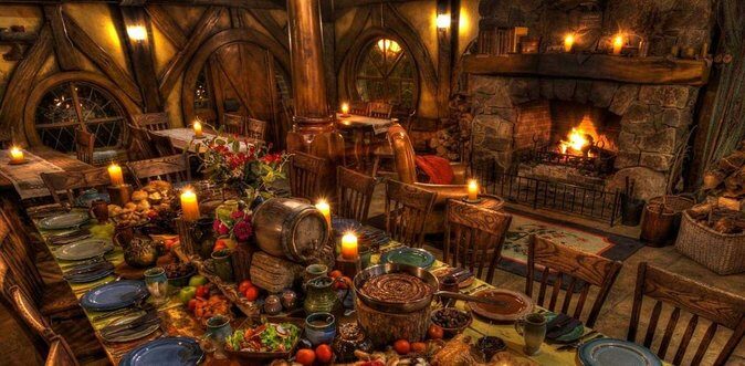 Private tour - Hobbiton Movie Set Evening Banquet Return from Auckland - Immersive Hobbiton Experience with a Nighttime Banquet