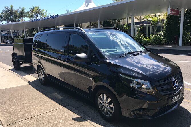 Private Transfer from Sunshine Coast Airport to Noosa 7 seater + Luggage Trailer - Key Points