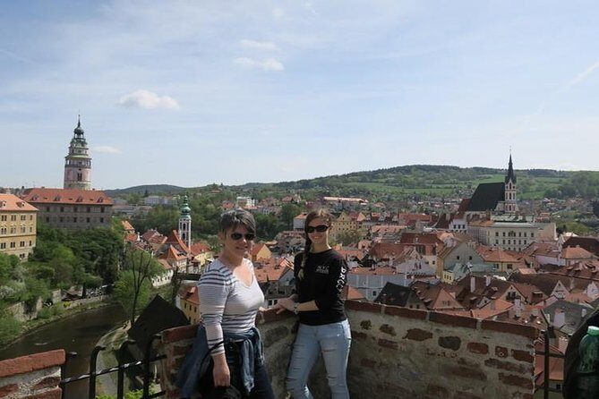 Private transfer in a Sanitized Car Prague to Vienna with 2h stop Cesky Krumlov - Key Points