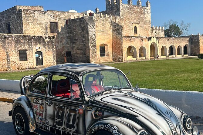Private VW Beetle Tour to Chichen Itza, Cenote & Valladolid - Key Points