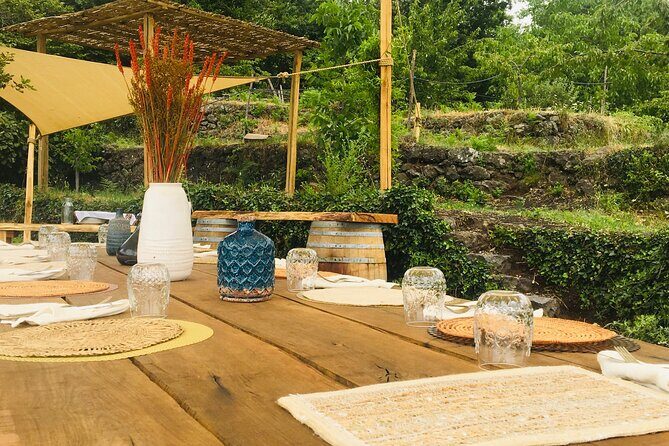 Private Wine and Food Tasting Immersed in Nature in Milo - An In-Depth Look at the Experience