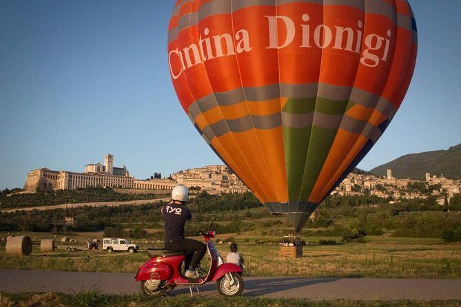 Professional hot air balloon rides at Assisi, Trasimeno in Umbria - Key Points