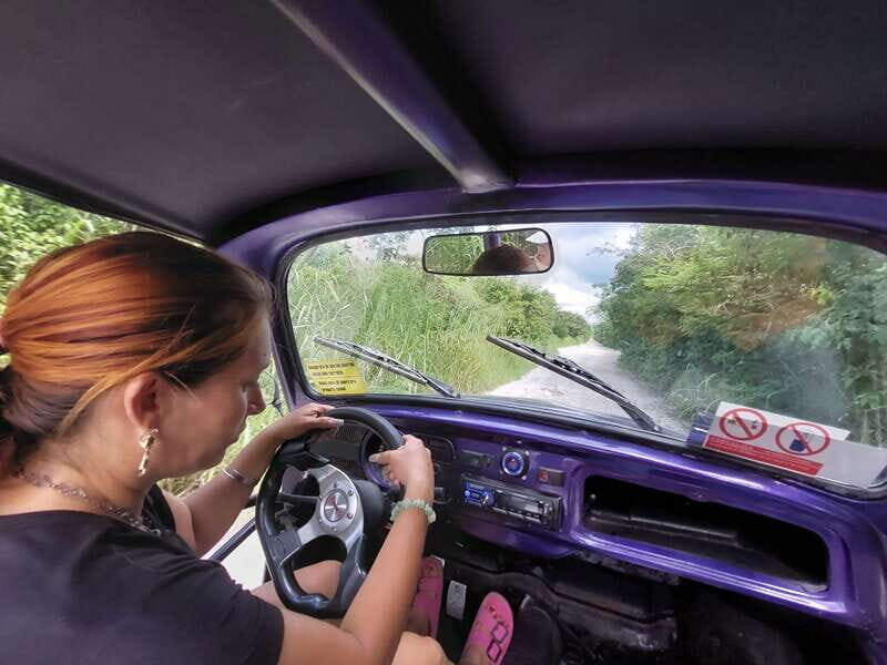 Progreso: Ghost Town Tour + Beach Club in a Classic Beetle - Key Points